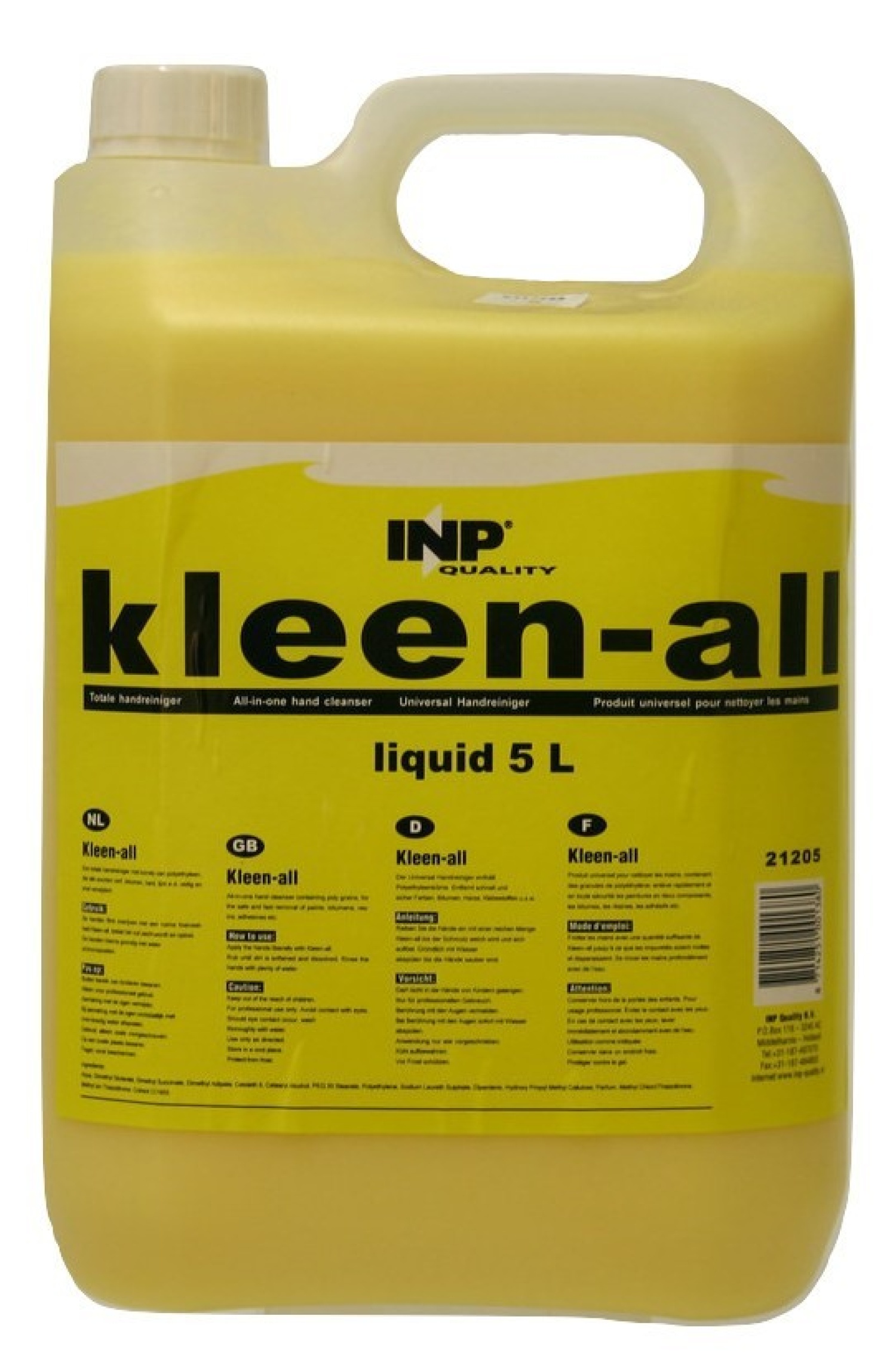 Kleen-All savon liquide spécial peintres 5 ltr | I.N.P. Quality B.V.