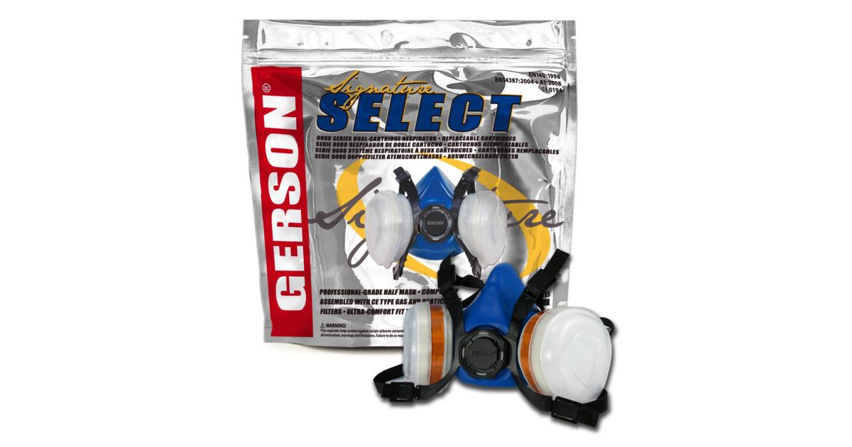 Gerson 9311E2B paint spray respirator, size L | I.N.P. Quality B.V.