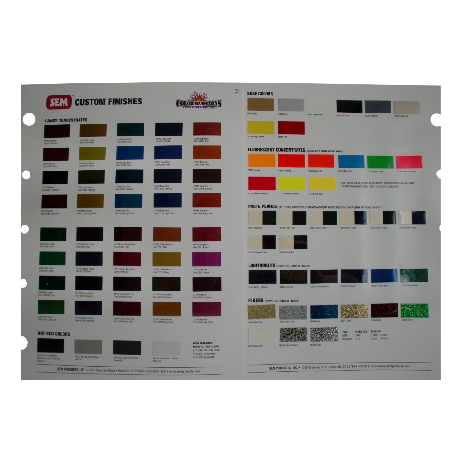 Custom Finishes kleurenkaart | I.N.P. Quality B.V.